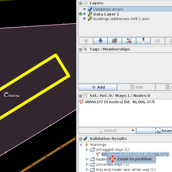 Importing With JOSM